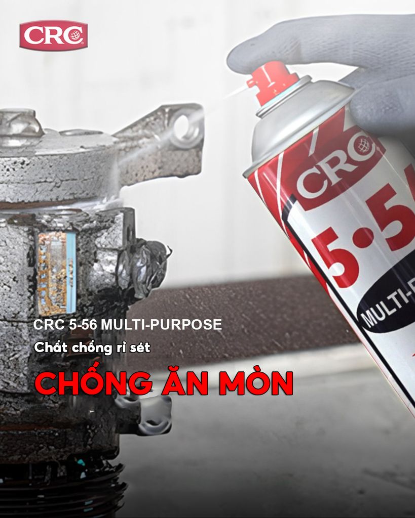 CRC 5-56 – Chất tẩy rỉ sét đa năng từ Mỹ và ứng dụng trong đời sống – CRC Việt Nam - CRC Industries
