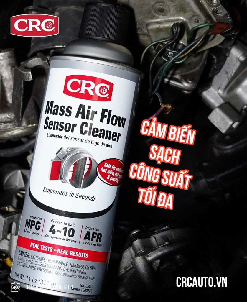 Tối ưu hóa hiệu suất ô tô của bạn với CRC Mass Air Flow Sensor Cleaner ...