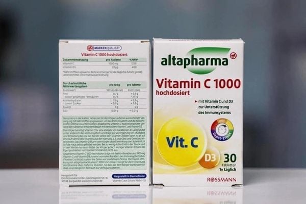 Viên Uống Altapharma Vitamin C 1000 + D3, 30 Viên – Gia dụng xách tay Đức