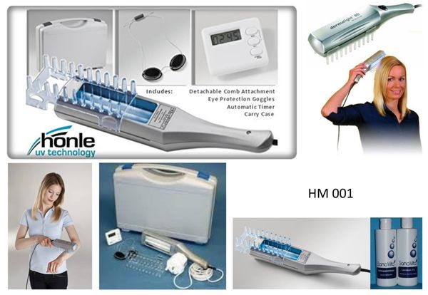 Máy chiếu tia UV kèm lược Dermalight 80 UVB Kamm 311 nm của Dr. Hoenle