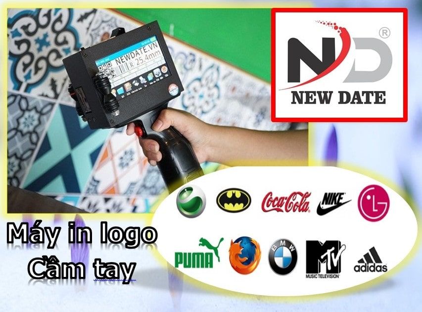 Máy in logo Cầm tay thương hiệu trên mọi bề mặt vật liệu