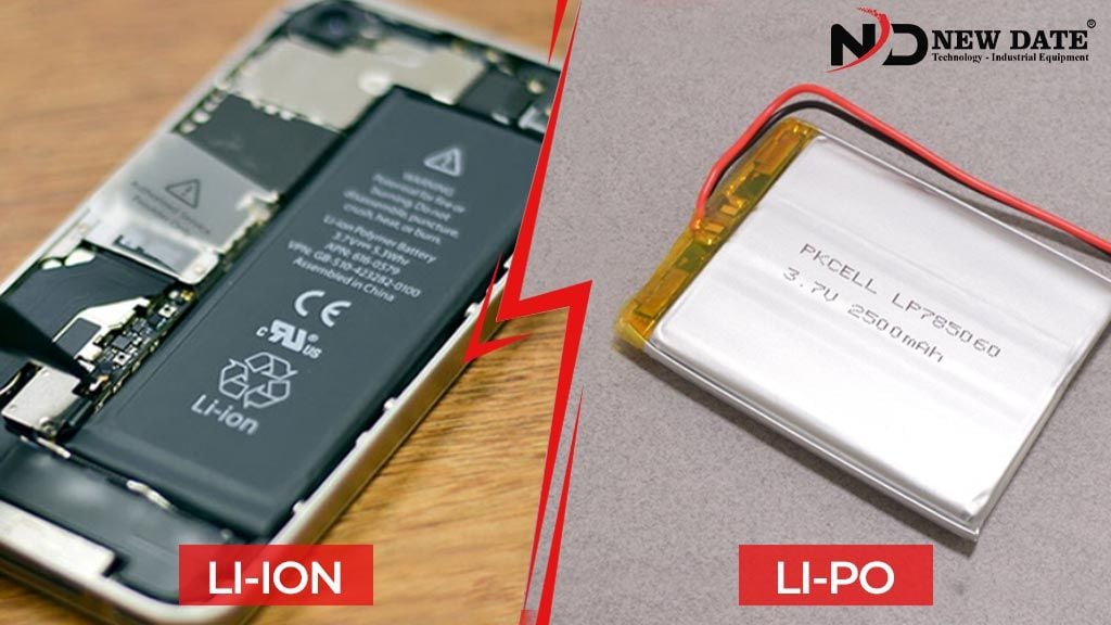 So sánh Pin Li-Ion và Pin Li-Po | Pin Lithium ion Máy in date