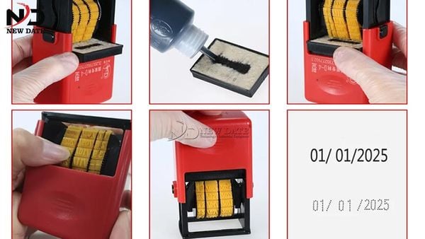 Mực Con Dấu Đóng Đate New Date | Thách Thức Bám Dính Mọi Bề Mặt