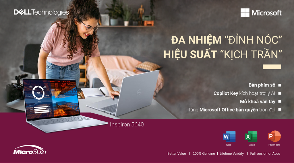 ĐA NHIỆM “ĐỈNH NÓC” - HIỆU SUẤT “KỊCH TRẦN” với Dell Inspiron 5640 ...