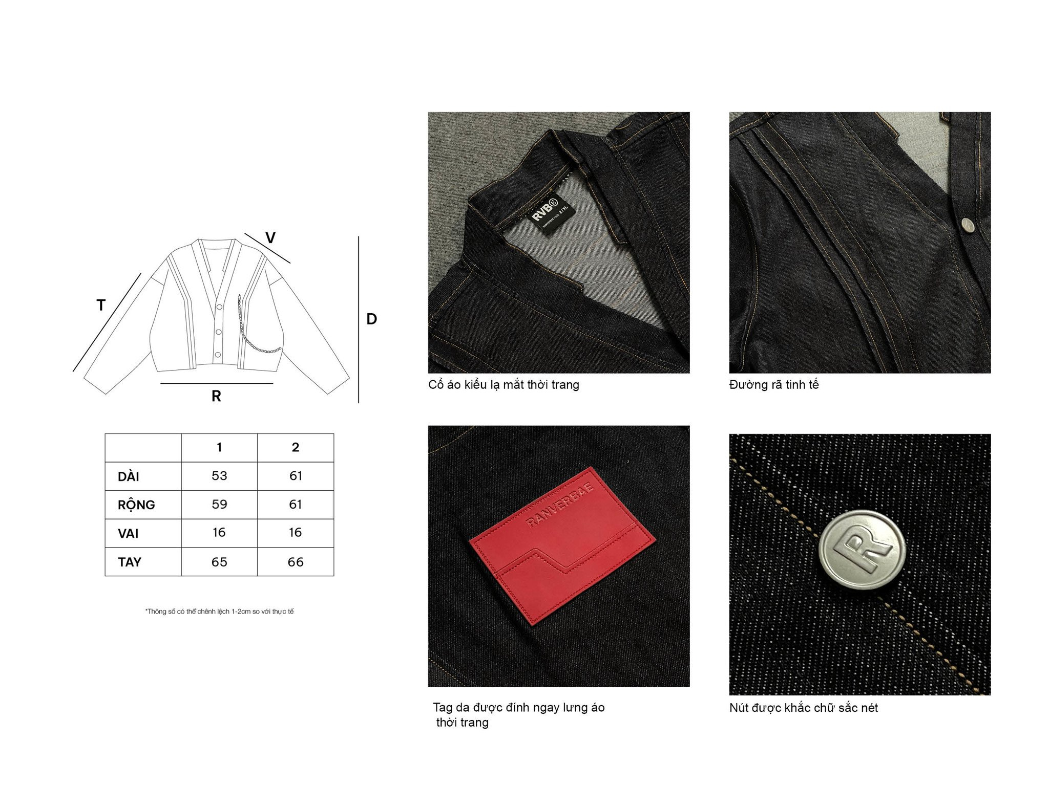 17th GATE Jacket DENIM – RVB - RANVERBAE OFFICIAL