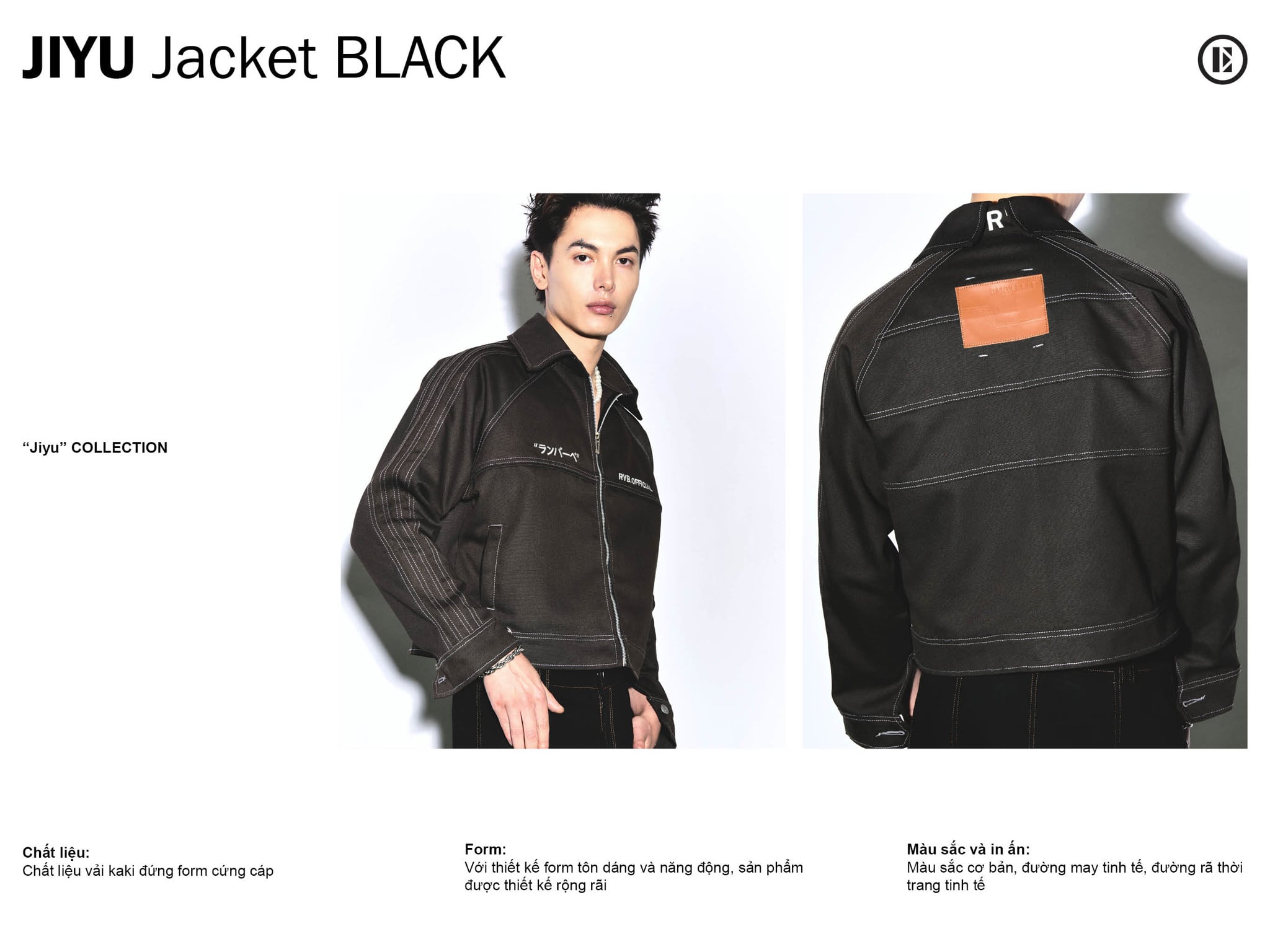 JIYU Jacket BLACK – RVB - RANVERBAE OFFICIAL