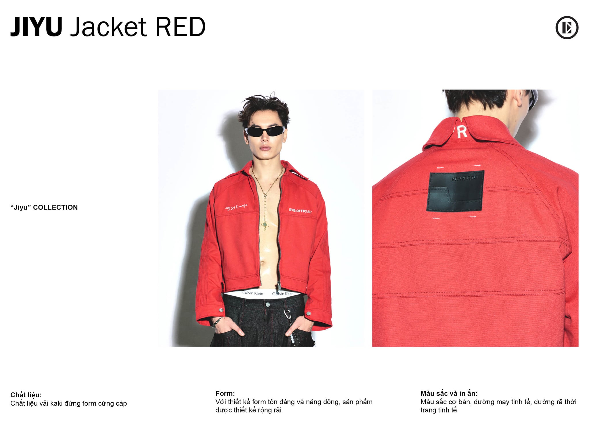 JIYU Jacket RED – RVB - RANVERBAE OFFICIAL