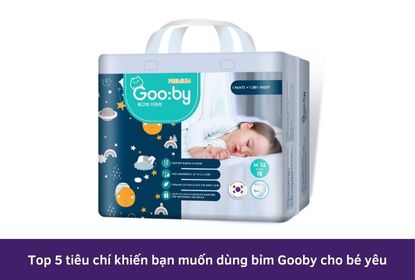 Top 5 tiêu chí khiến bạn muốn dùng bỉm Gooby cho bé yêu – Mẹ ơi