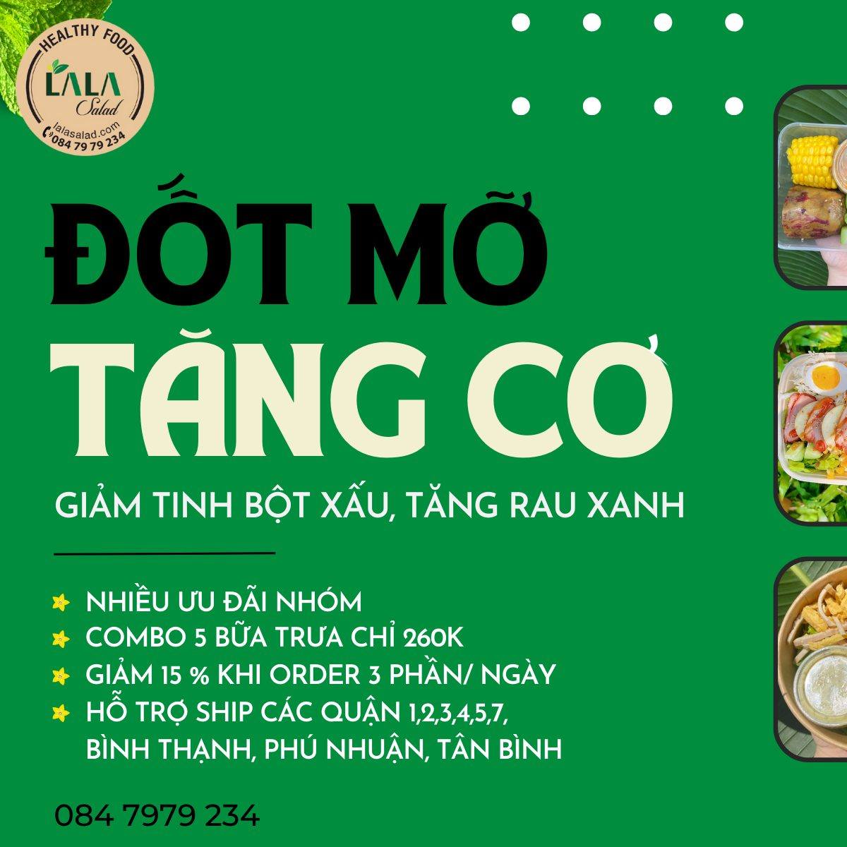 ĂN NGON - DÁNG THON CÙNG MENU EAT CLEAN TUẦN 02.10 - 06.10 – LALA SALAD