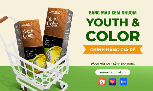 Bảng Màu Kem Nhuộm Youth & Color Chính Hãng Giá Rẻ – Lamimi