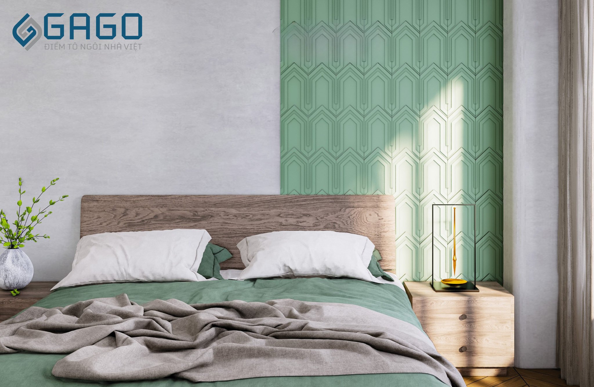 Trang trí phòng ngủ ấm cúng với nội thất gỗ công nghiệp 2025 – GAGO