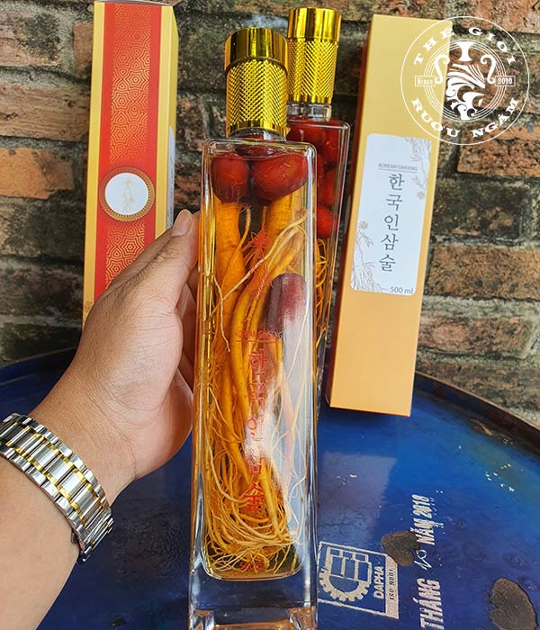 Bộ Đôi Nhân Sâm Táo Đỏ Hàn Quốc 500ml x 2 Chai - Thegioiruoungam.com