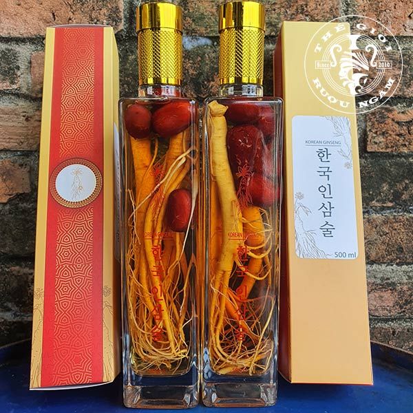 Bộ Đôi Nhân Sâm Táo Đỏ Hàn Quốc 500ml x 2 Chai - Thegioiruoungam.com