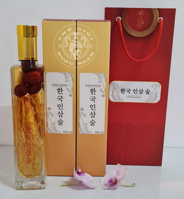 Bộ Đôi Nhân Sâm Táo Đỏ Hàn Quốc 500ml x 2 Chai - Thegioiruoungam.com