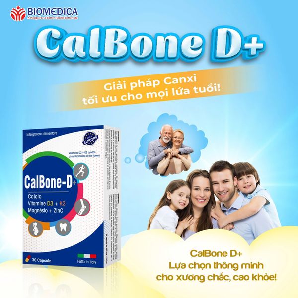 CalBone D+ Công Nghệ Canxi Lipocal Đột Phá Cho Xương Chắc Khỏe ...