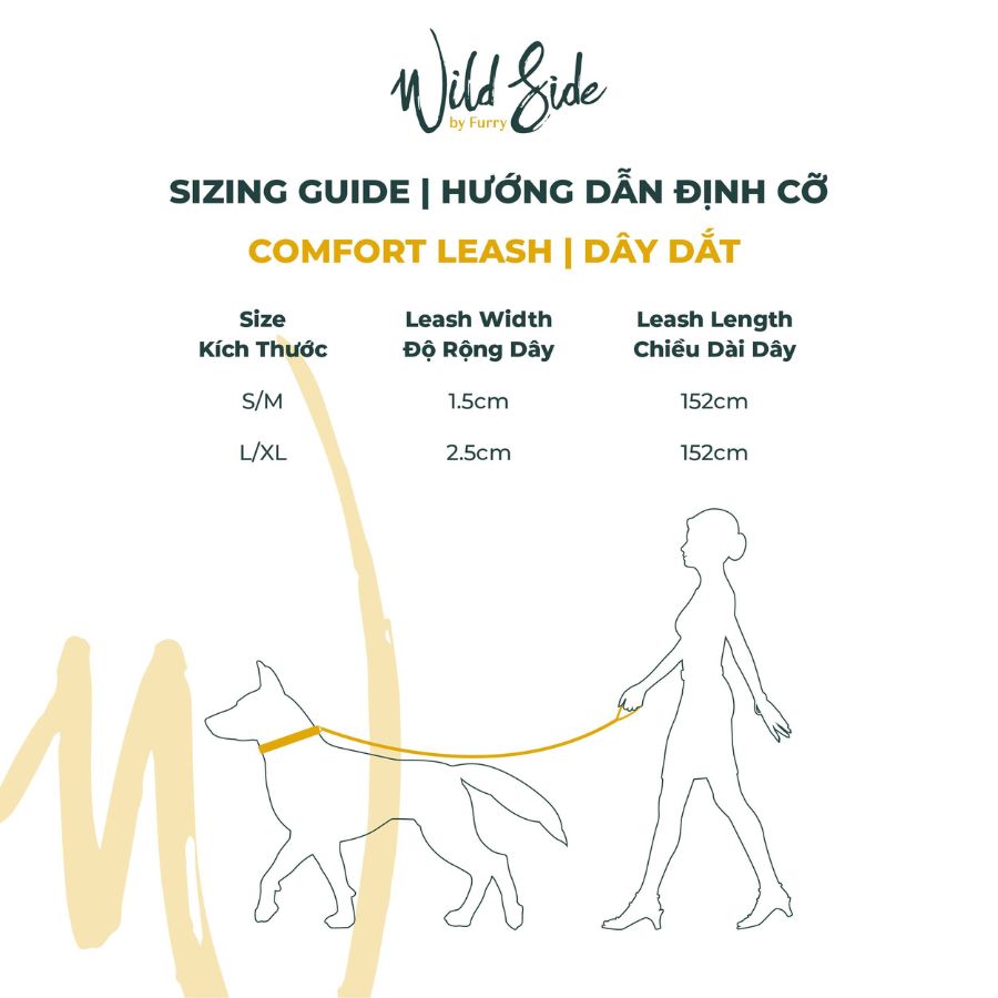 WILD SIDE LEASH SIZE GUIDE – Furry