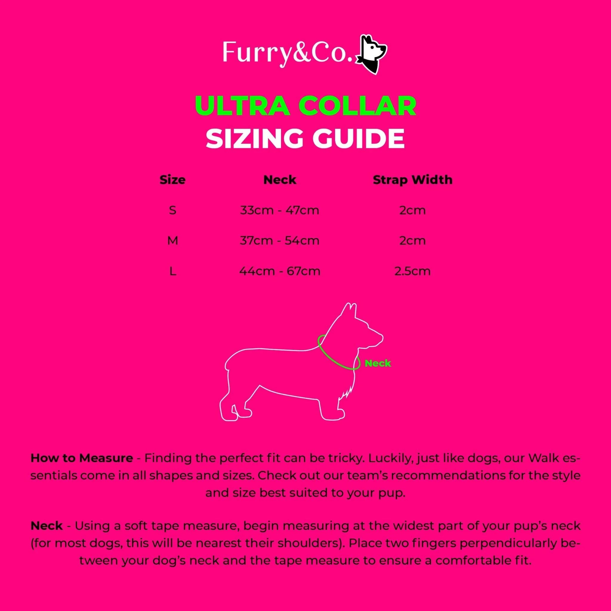 ULTRA COLLAR SIZE GUIDE – Furry