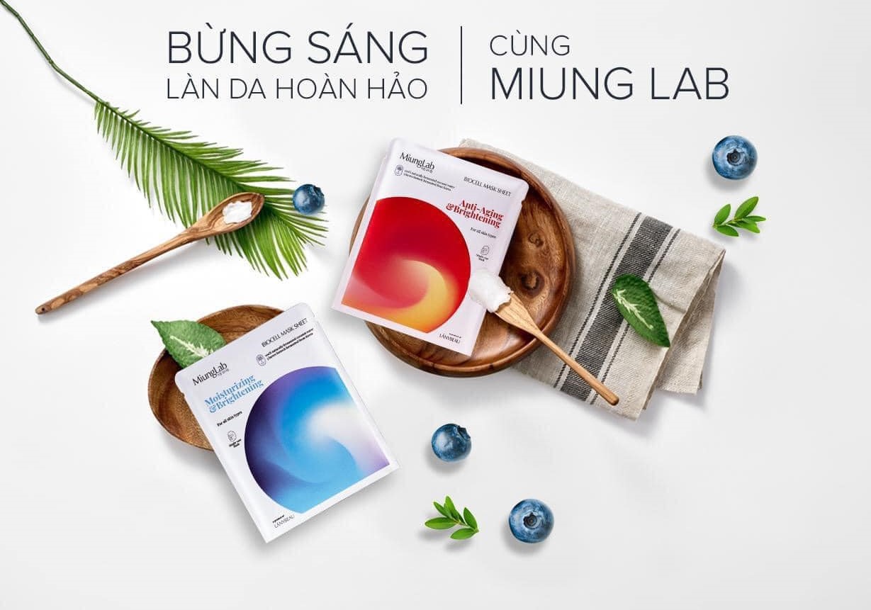 Set 04 Mặt Nạ Sinh Học ngừa Lão Hoá Và Sáng Da Miunglab Biocell ...