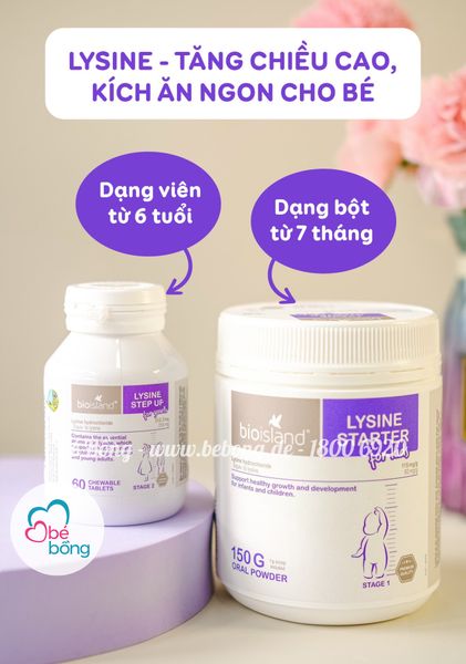 Vì sao cần bổ sung Lysine cho bé? – Bé Bồng