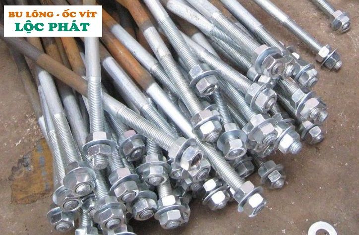 Bu lông neo (bu lông móng) M30 cấp bền 5.6, 6.6, 8.8 thép C45 – Bu lông ...