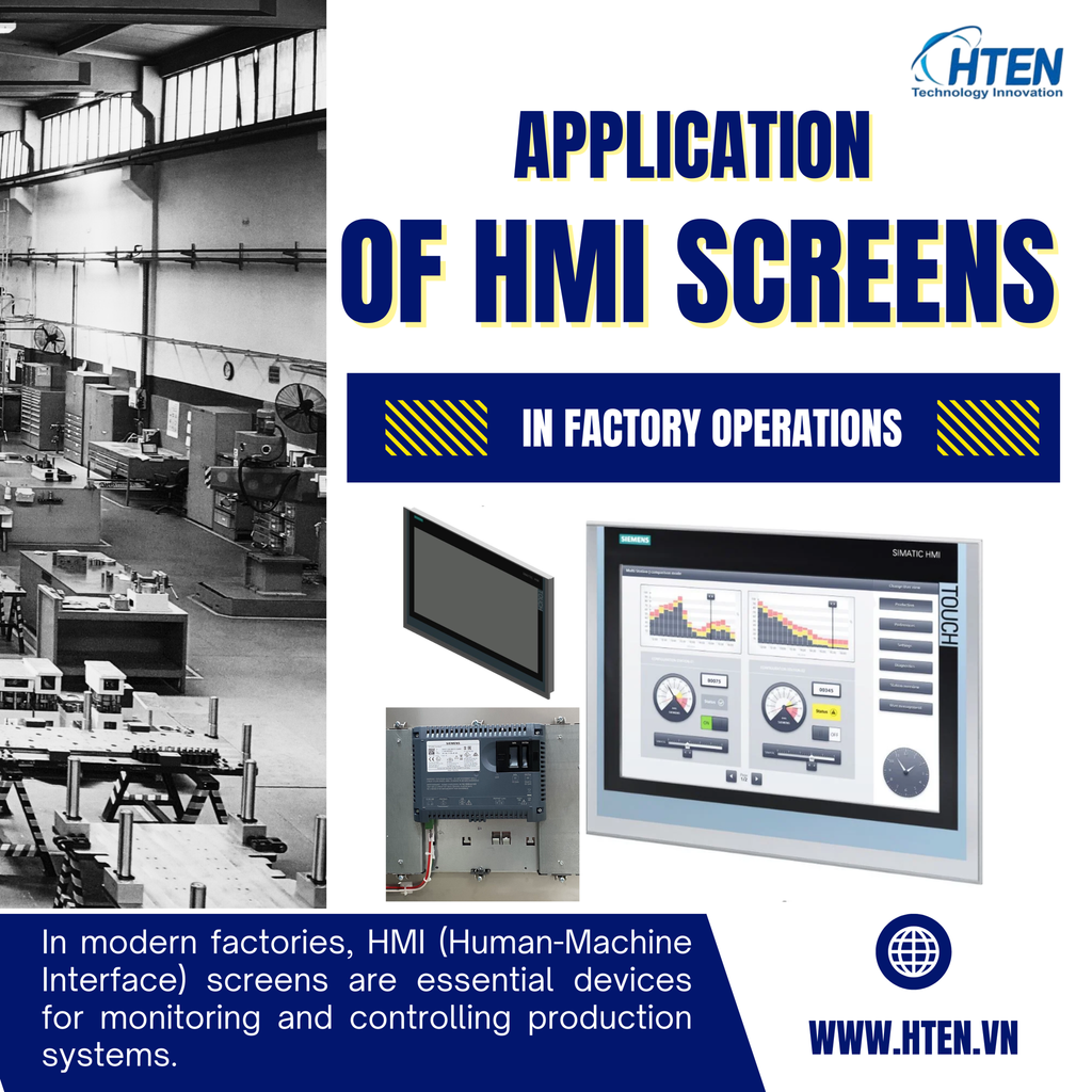 Application of HMI screens in factory operations – Công ty CP Kỹ Thuật ...