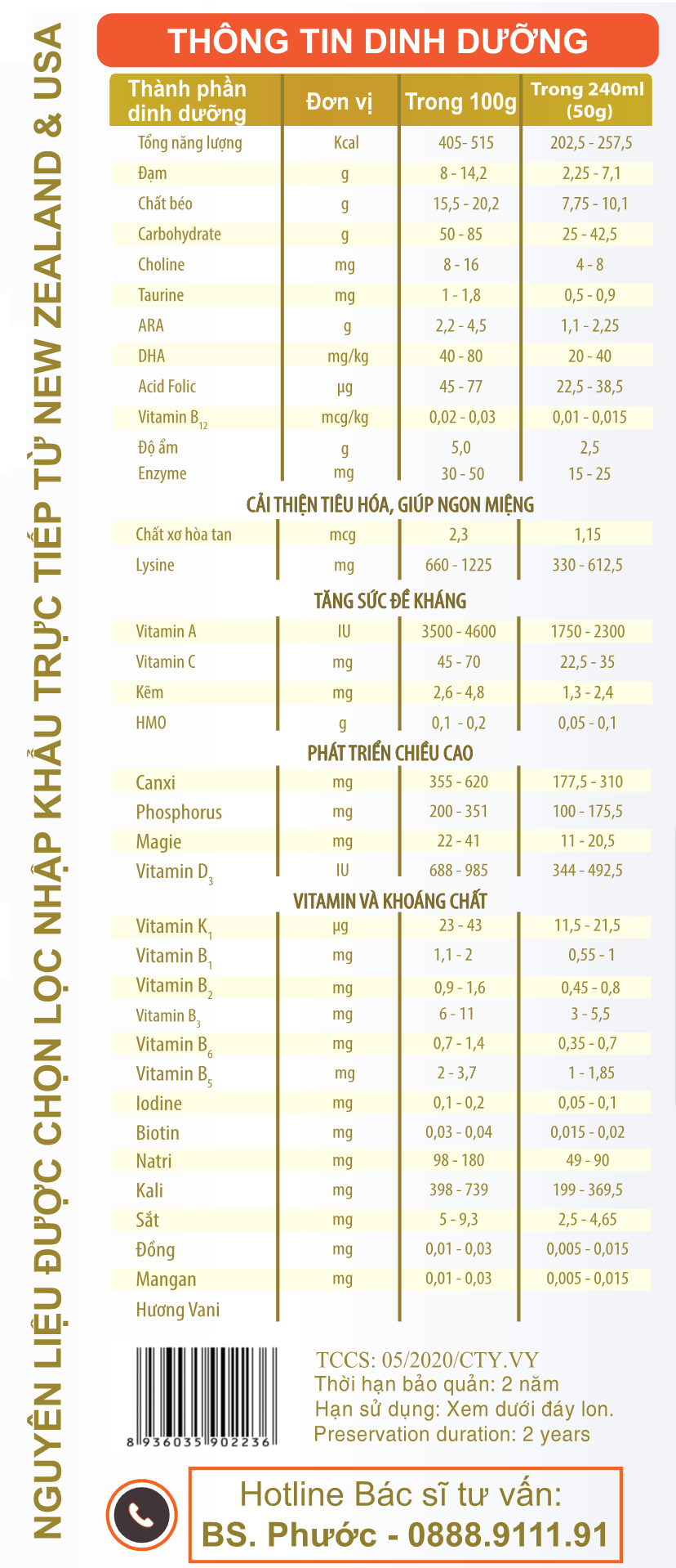 SỮA DOCTOR IQ PRO SỐ 2 – DoctorBoone