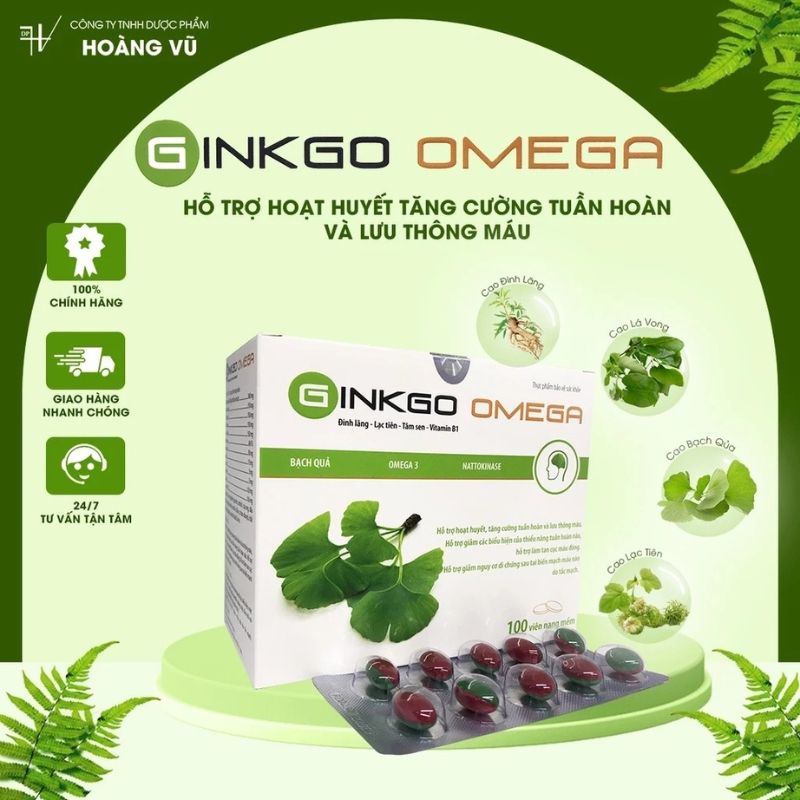 Review viên uống Bổ não Ginkgo Omega có tốt không? – Dược Hoàng Vũ
