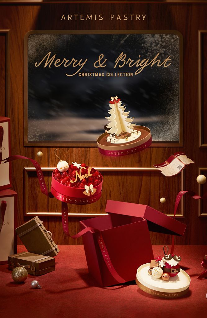 "MERRY & BRIGHT" - BST BÁNH ENTREMET SIZE LỚN DÀNH CHO MÙA GIÁNG SINH ...