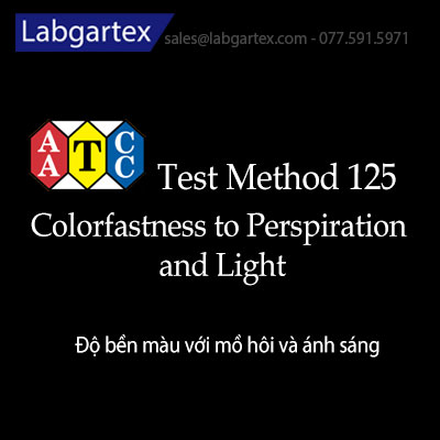 AATCC TM125 Độ bền màu với mồ hôi và ánh sáng – Labgartex