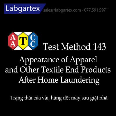 AATCC TM143 Trạng thái của vải, hàng dệt may sau giặt nhà – Labgartex