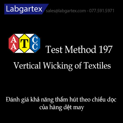 AATCC TM197 Đánh giá khả năng thấm hút theo chiều dọc của hàng dệt ...
