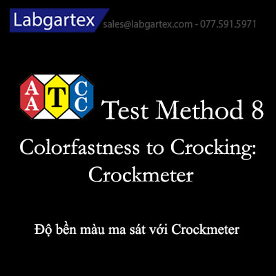 AATCC TM8 Thử độ bền màu ma sát với Crockmeter – Labgartex