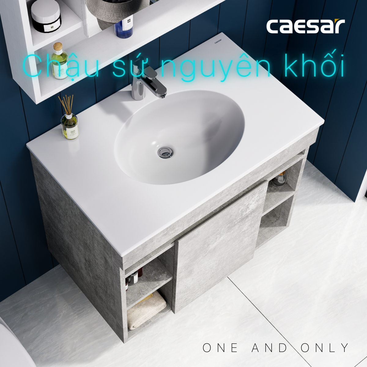 Lavabo kết hợp tủ treo LF5026 - EH05026ASV – Caesar Eshop