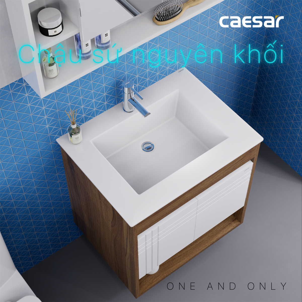 Lavabo + Tủ treo - LF5030 + EH05030AWV – Caesar Eshop