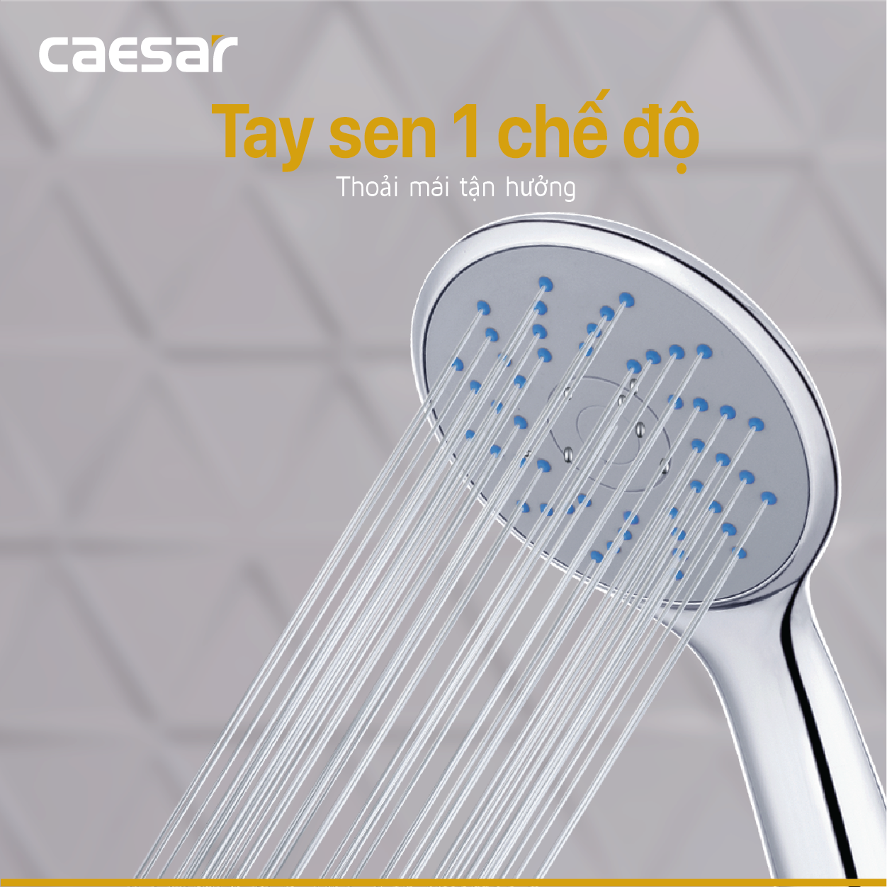 Vòi Sen Gạt Nóng Lạnh - S333C – Caesar Eshop