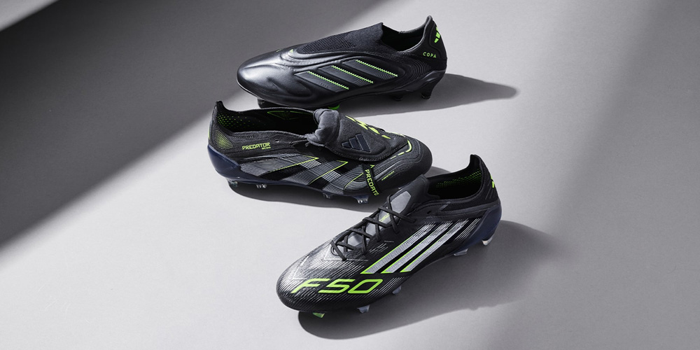 adidas Electric Stealth Pack 2025 – Predator, F50, Copa Blackout ...