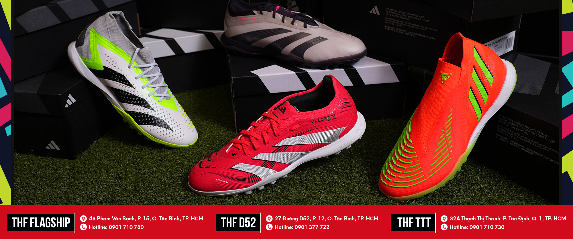 Giày đá banh cỏ nhân tạo adidas Predator TF chính hãng Thanh Hung ...