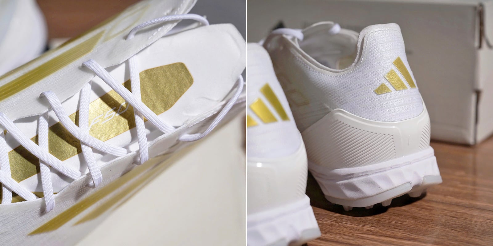 GIÀY ĐÁ BÓNG SÂN CỎ NHÂN TẠO ADIDAS F50 PRO TF - IH5815 - TRẮNG/VÀNG – Thanh Hùng Futsal