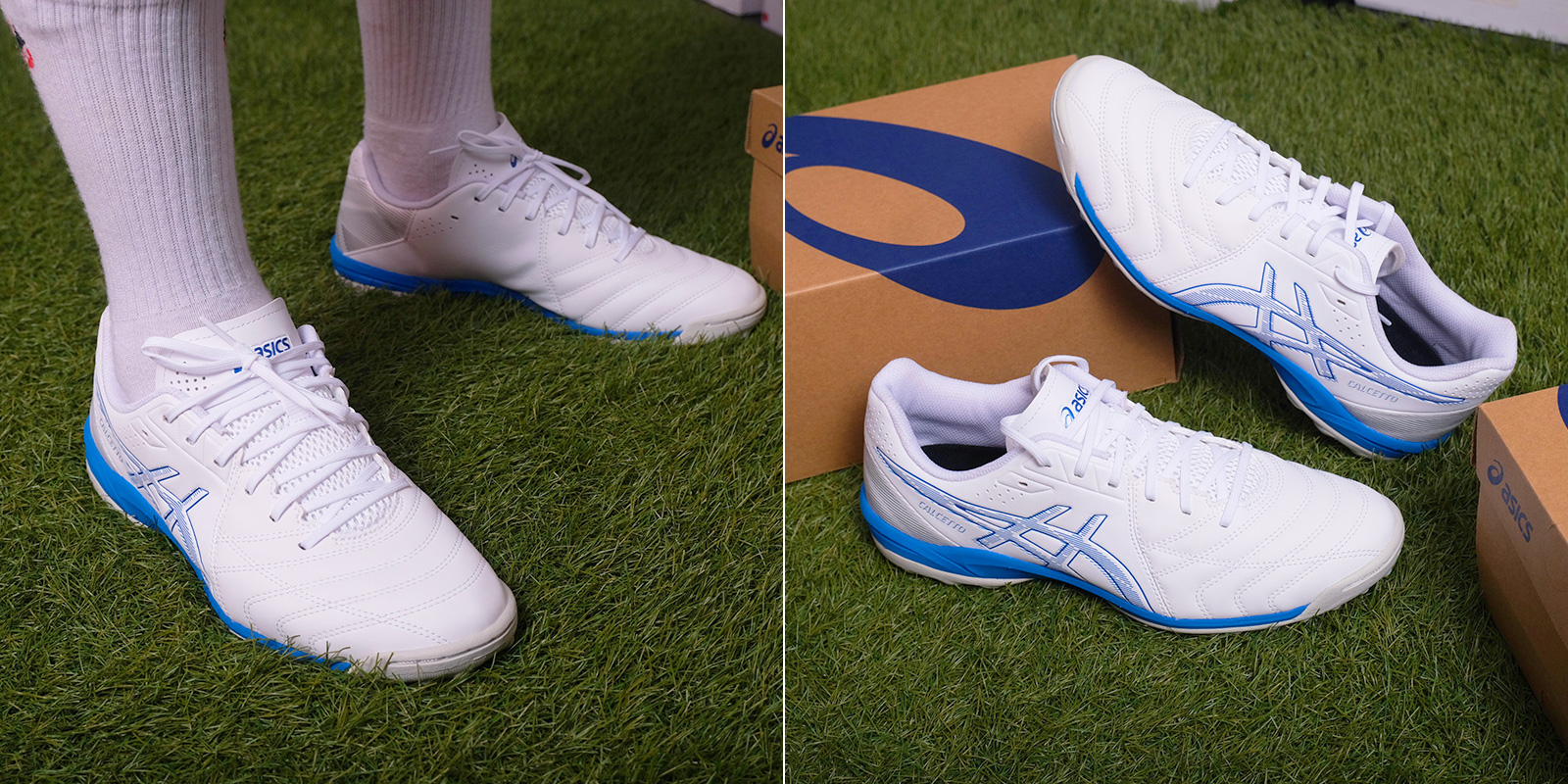 GIÀY ĐÁ BÓNG SÂN CỎ NHÂN TẠO ASICS CALCETTO WD 9 TF - 1113A038-101 – Thanh Hùng Futsal