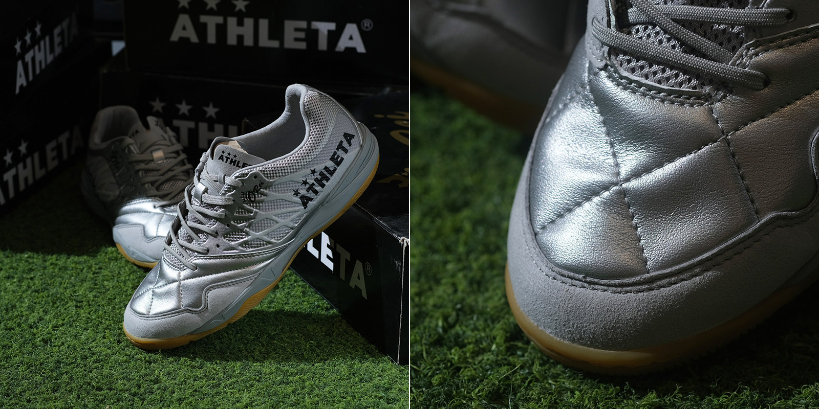 GIÀY ĐÁ BÓNG FUTSAL ATHLETA O-REI FUTSAL T007 - 11014-6860 - XÁM/BẠC ...