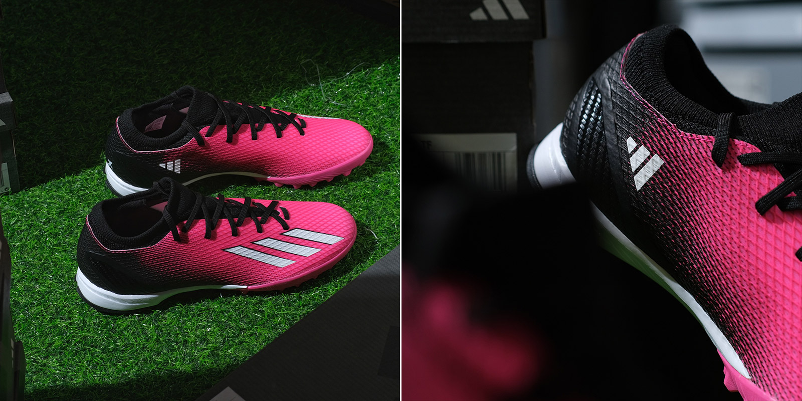 GIÀY ĐÁ BÓNG CỎ NHÂN TẠO ADIDAS X SPEEDPORTAL.3 TF - GZ2470 - HỒNG/ĐEN ...