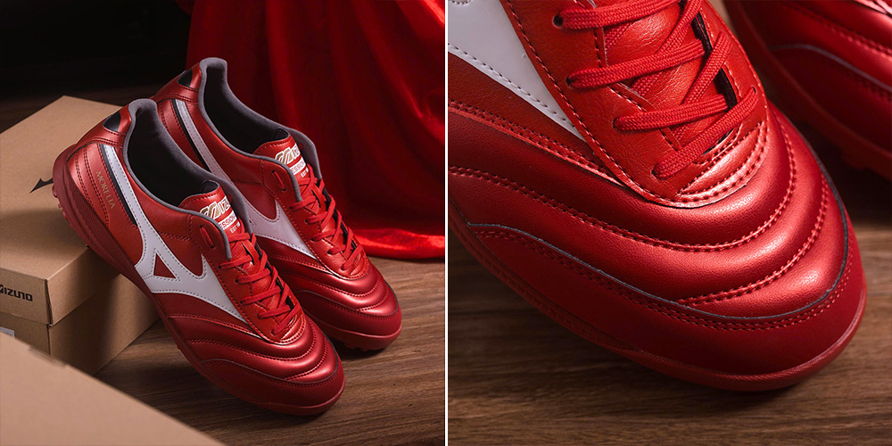 Mizuno Ruby Red Pack 2025: Hàng mới chính thức tại Thanh Hùng Futsal