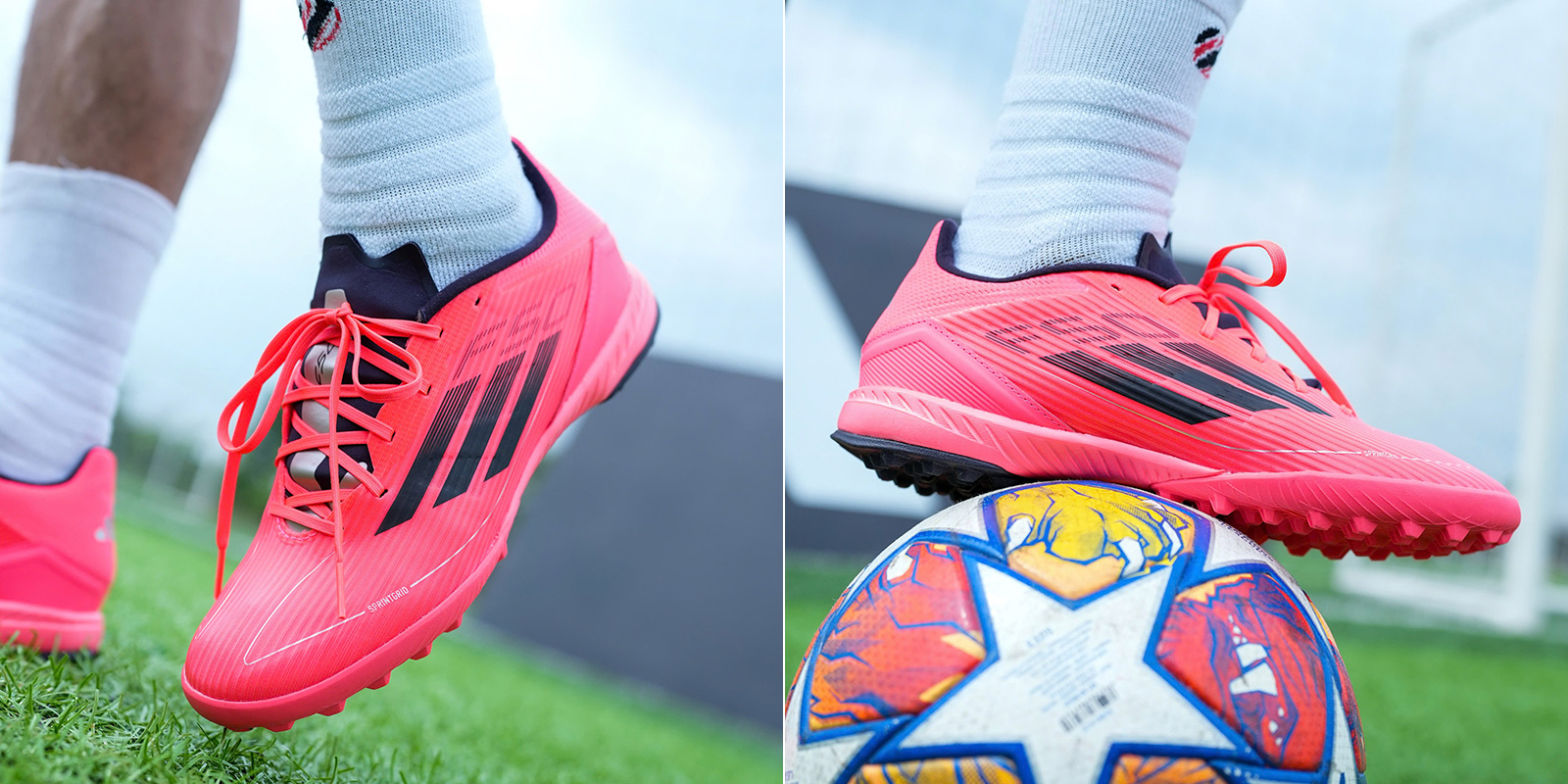 GIÀY ĐÁ BÓNG CỎ SÂN NHÂN TẠO ADIDAS F50 LEAGUE TF - IF1335 - ĐỎ/CAM ...