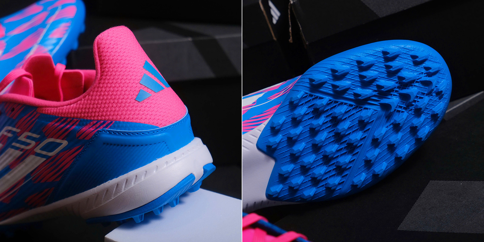 GIÀY ĐÁ BÓNG CỎ NHÂN TẠO ADIDAS F50 LEAGUE TF - IF1336 - XANH/HỒNG ...