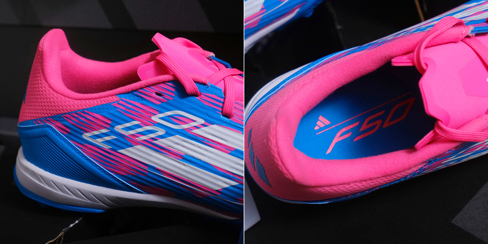 GIÀY ĐÁ BÓNG CỎ NHÂN TẠO ADIDAS F50 LEAGUE TF - IF1336 - XANH/HỒNG ...