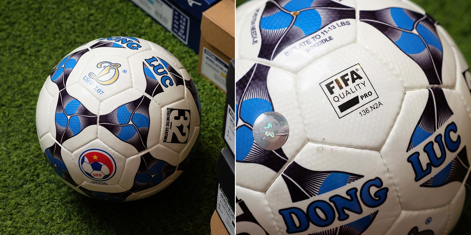 TRÁI BÓNG ĐỘNG LỰC FIFA QUALITY PRO UHV 2.07 - TRẮNG/XANH – Thanh Hùng ...