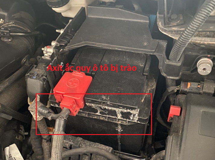 Nguyên nhân, hậu quả và cách khắc phục ắc quy xe ô tô bị trào axits. – BinhAcQuy.Net