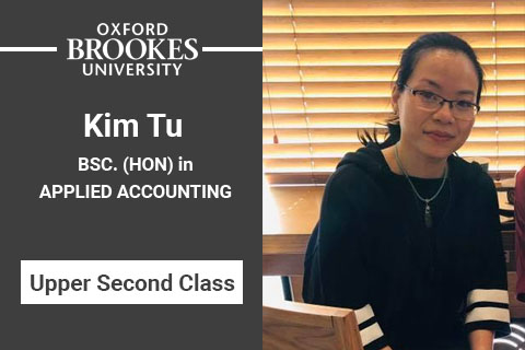 Kim Tú - BSc. (Hon) - Upper Second Class TRANNACCA