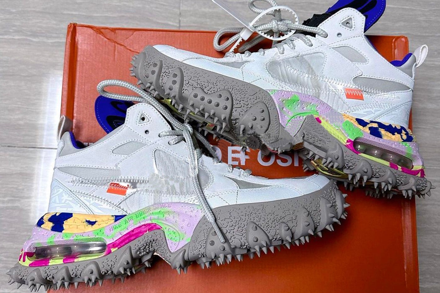 Cái nhìn đầu tiên của màn kết hợp Off-White x Nike Air Terra Forma ...
