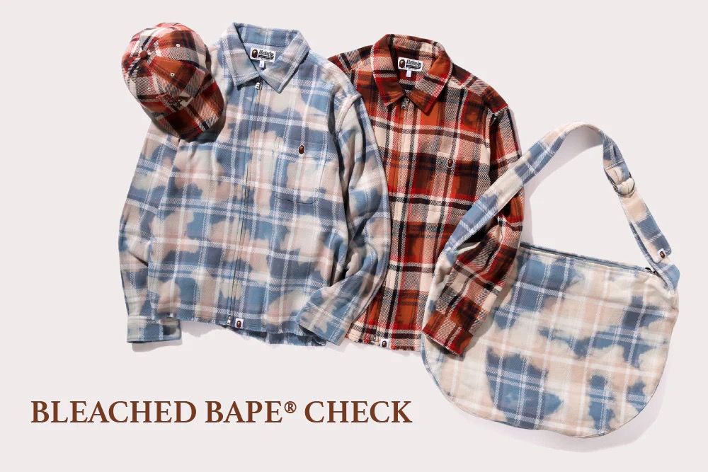 Bape làm mới các mẫu sản phẩm đặc trưng của nó bằng thuốc tẩy với Bape ...